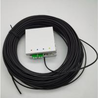 China LC/APC Pre Connectorized Fiber Termination Boxes 4 Fibers 10-100M Wall Outlet Box 4fo for sale