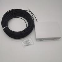 China 6Cores LC/APC Pre-Connectorized Optical Distribution Box 6Fibers Wall Outlet PTO Box for sale