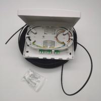 China 6Cores LC/APC Pre-Connectorized Optical Distribution Box 6Fibers Wall Outlet PTO Box for sale