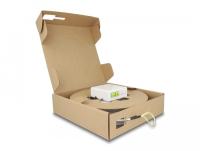 China Wall Mounted Fiber Termination Boxes with 4 Ports LSZH Cable Jacket for sale