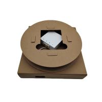 China Wall Mount Fiber Termination Boxes With 4 Outlets Packaging Dimensions 270x265x60mm for sale