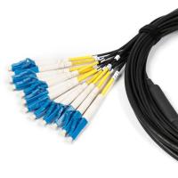 China Customized Military Tactical Antirodent Single Mode 12 Core LC SC FC ST Armure Optical Cord Armored LSZH Fiber Patch Cable for sale