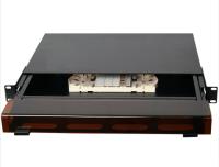 China 1U 96 Cores MTP MPO -LC Patch panel ODF Chassis enclosure Sliding type with Dust Cover for 4 Cassettes for sale