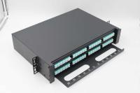 China 2U 192 Cores MTP MPO -LC Patch panel ODF Chassis enclosure Sliding type for 8 Cassettes for sale