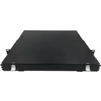 China 1U 144 Cores MTP MPO -LC Patch panel ODF Chassis enclosure Sliding type for 12 Cassettes for sale