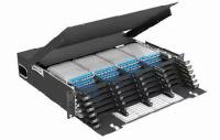 China 4U 576 Cores MTP MPO -LC Patch panel ODF Chassis enclosure Sliding type for 48 Cassettes for sale