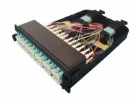 China 12 Cores MPO-LC MTP-LC SM OM3 OM4 Om5 breakout Cassettes Modules Plastic for sale