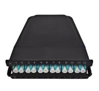 China 12 Cores MPO-LC MTP-LC SM OM3 OM4 Om5 breakout Cassettes Modules Plastic for sale