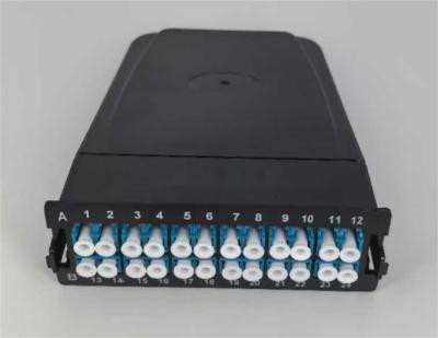 China 24 Cores MPO-LC MTP-LC SM OM3 OM4 Om5 breakout Cassettes Modules Plastic for sale
