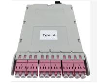 China 12 Cores MPO-LC MTP-LC SM OM3 OM4 Om5 breakout Cassettes Modules Plastic for sale