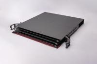 China 1U 144 Cores MTP MPO -LC Patch panel ODF Chassis enclosure Sliding type for 12 Cassettes for sale