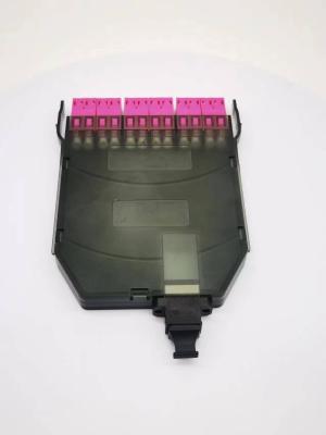 China 12 Cores MPO-LC MTP-LC SM OM3 OM4 Om5 breakout Cassettes Modules Plastic for sale