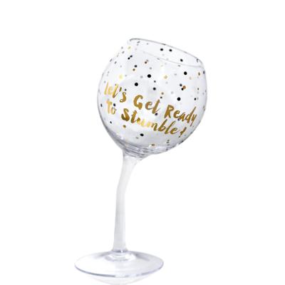 China Professional custom personalized popular red wine glass for sale