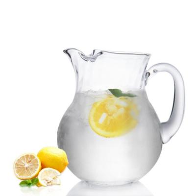 China Customized factory price Handmade Water Jug Clear Transparent Picther for sale