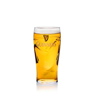 China Tumbler pilsner beer glass classic pilsner style beer cup Heavy Base Bulge Top Pilsner Glass Beer Glass for sale