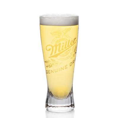 China High quality personalize lead free clear glass crystal beer mug With Brand Logo for sale