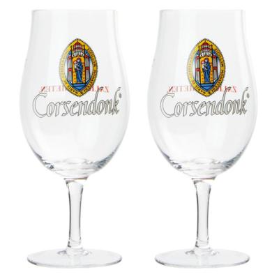 China Promotion High Quality Glassware Short Stemmed 433ML Beer Glass Cup With Brand Logo for sale