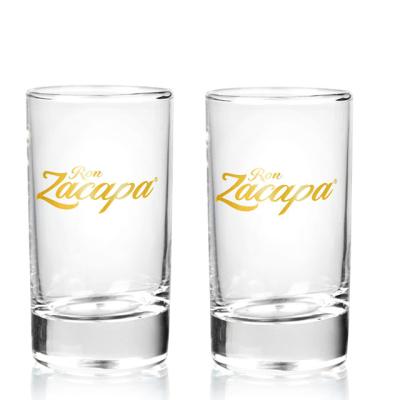 China Hot Selling round lead free crystal transparent Shot Glass Promotions Shot Glass for sale