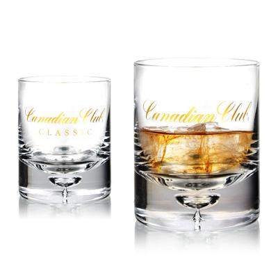 China Factory Price Customized Lead Free Crystal Whiskey Glass for store Promotional for sale