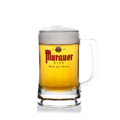 China Promotional custom fashion 330ml Beer Glass for sale