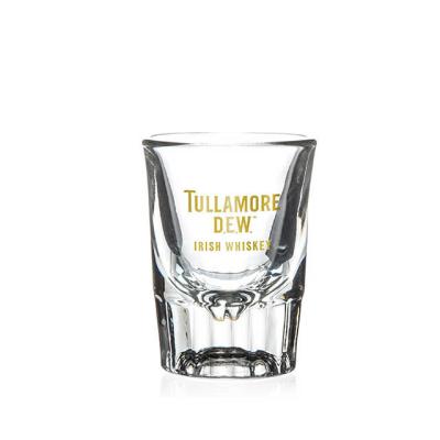 China Lead Free Crystal Shot Glass Promotional Shot Glass Bullet Glass for sale