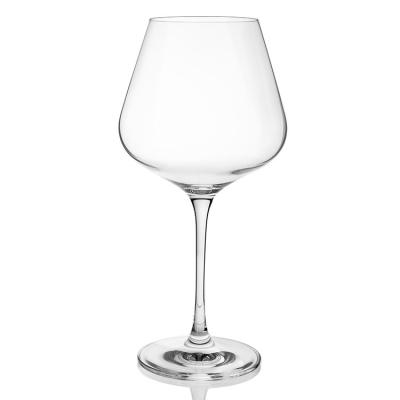 China Unique Wholesale modern custom transparent crystal wine glass goblet for sale