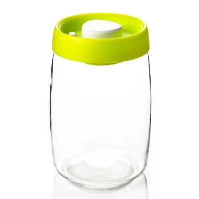 China Glass Candy Jars With PP Lid for sale