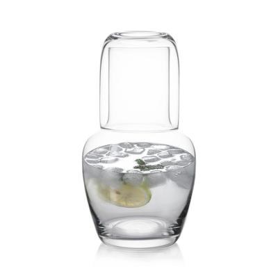 China 1050ml Handcrafted Carafe And Tumbler Set Modern OEM Acceptable for sale