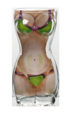 China 375ml Promotional Highball Wine Glass Body Shape Soda Lime Glass for sale