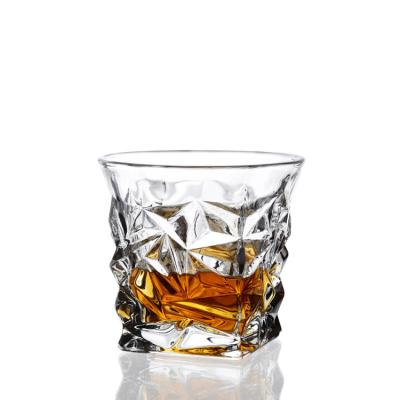 China 185ml Old Fashion Glass Highball Tumblers Whisky Hand Made For Home for sale