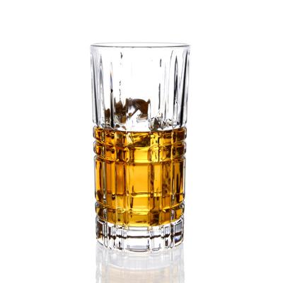 China Clear Machine Pressed Square Tumbler Glass 354ml For Birthday Gifts for sale