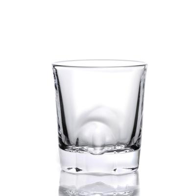 China Engraved Heavy Base Dublin Crystal Whiskey Glasses 271ML for sale