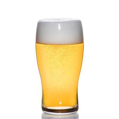 China 580ML Soda Lime Glass Stemless Pilsner Beer Glasses for sale