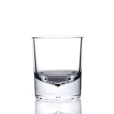 China 5OZ Machine Pressed Engraved Whiskey Tumbler Luxury Crystal Glass for sale