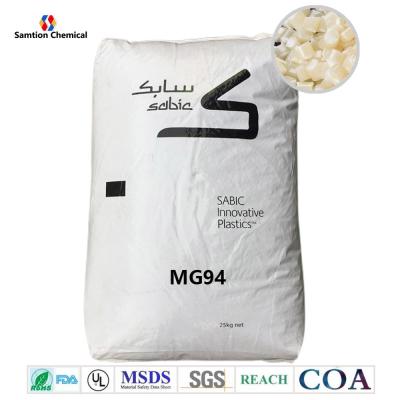 China S-Plastic Cycolac MG94 resin is Superior flow, injection molding ABS. Good impact. For thin-wall applications. for sale