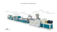 China Width 600mm PVC Angle Line Making Machine For PVC Processing for sale