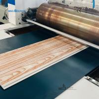 China Width 300mm Inline / Offline PVC Wall Panel  Film Laminating Machine(Cold Glue Version) for sale