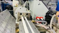 China Double Screw PVC Baseboard Making Machine 42 Rpm 80-120kg/Hr for sale