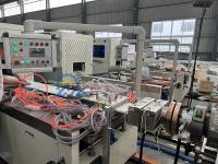 China Product Width 250mm WPC PVC Ceiling Panel Production Line 120-180kg/H for sale