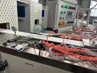 China 200-300mm Double Screw PVC Panel Manufacturing Machine 23x2x2m for sale