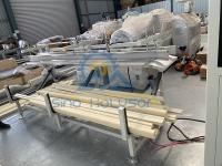 China 3'' Rectangular WPC/PVC Solid Wooden Door Frame Profile Making Extrusion Machine Line 180-200KG/H for sale