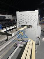 China 3'' Rectangular WPC/PVC Solid Wooden Door Frame Profile Making Extrusion Machine Line 180-200KG/H for sale