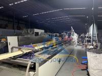 China 3'' Rectangular WPC/PVC Solid Wooden Door Frame Profile Making Extrusion Machine Line 180-200KG/H for sale