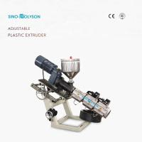 China Central Height Adjustable PVC Plastic Extruder At 75 Rpm for sale