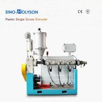 China 75 Rpm Plastic Single Screw Extruder Machine 20mx2.5mx2.2m for sale