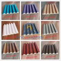 China 22 1 Screw L/D Ratio PVC Wood Composite Hollow Grille Bamboo Wall Panel Extrusion Line Making Machine for sale