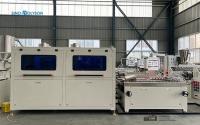 China 6000 KG Capacity 30kW Power WPC PVC Louver Panel Production Line for 380V 50HZ 3Phase Voltage Customized for sale