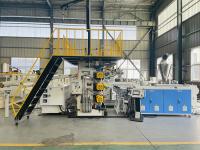 China 75kW PLC Siemens Control Laminated PVC Marble Sheet Making Machine for sale