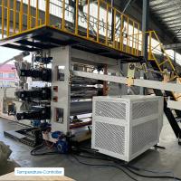 China 75kW PLC Siemens Control Laminated PVC Marble Sheet Making Machine for sale