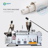 China 110kW Power Sino-HS 3 Layer PVC Pipe Making Machine / HDPE Pipe Machine / PPR Pipe Machine for sale